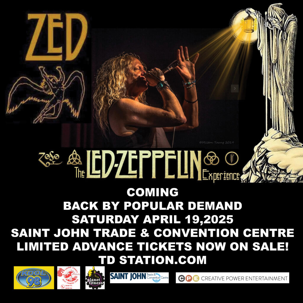 ZED: The Led Zeppelin Experience – TD Station – Saint John, NB